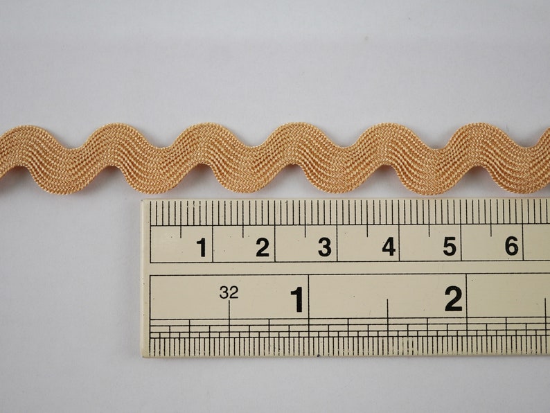 5 Yards 1/2" Gold Rick Rack Trim, Gold Ric Rac Trim, Rick Rack Lot ...
