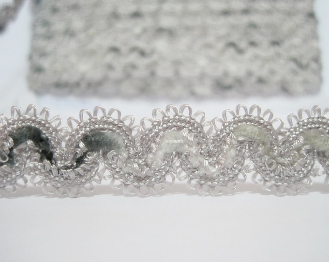 5 Yards 5/8 Chenille Rick Rack Trim Silver Rick Rack - Etsy