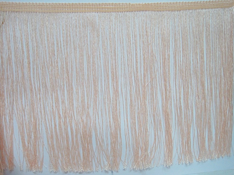 1 Yard 4 to 10 Peach Pink Chainette Fringe Pink - Etsy