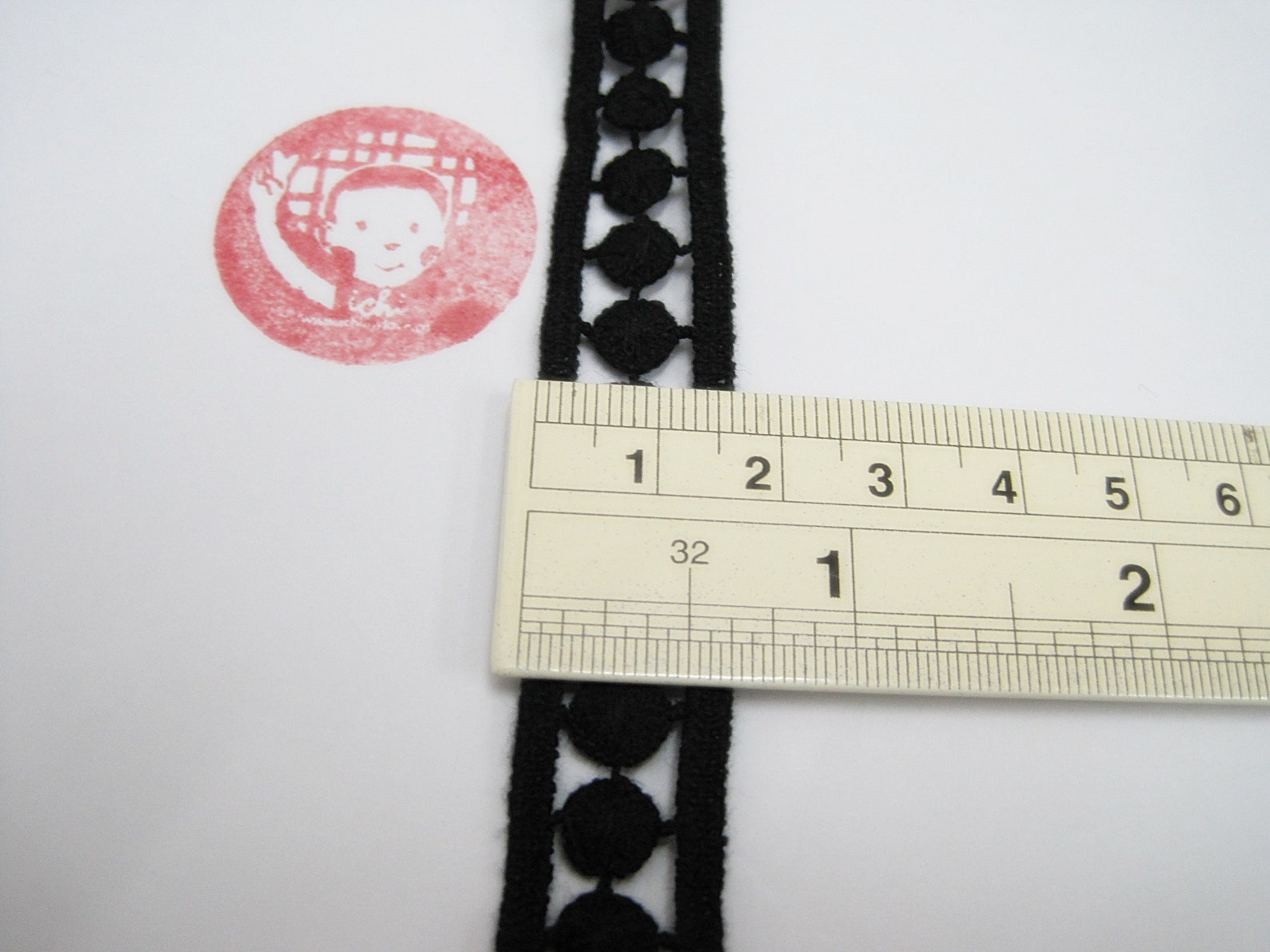 5 Yards Black Flat Ball Trim White Trim Cotton Trim Trim | Etsy