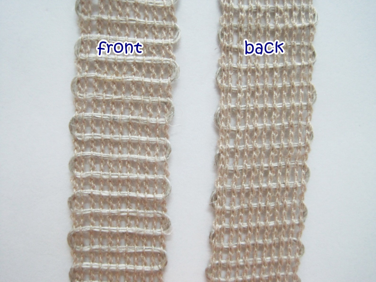 5 Yards Linen Braided Trim, Natural Trim, Wholesale Trims, Linen Lace ...
