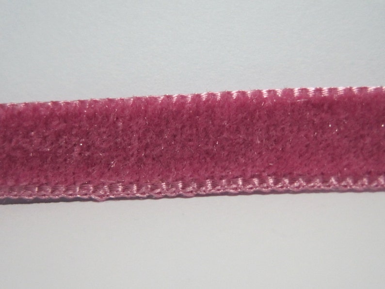 5 Yards 3/8 Mauve Pink Velvet Ribbon Pink Velvet - Etsy