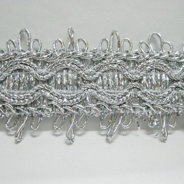 Silver Metallic Lace - Etsy