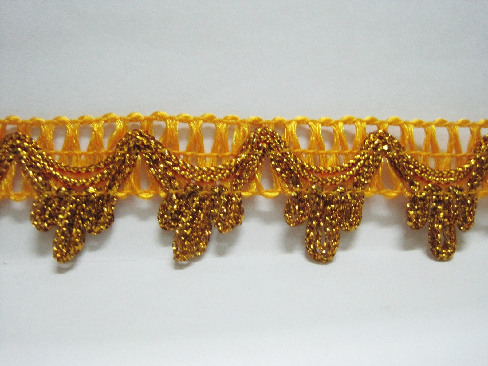 5 Yards 1 Lace Trim Orange-gold Lace Trim Wide Lace | Etsy