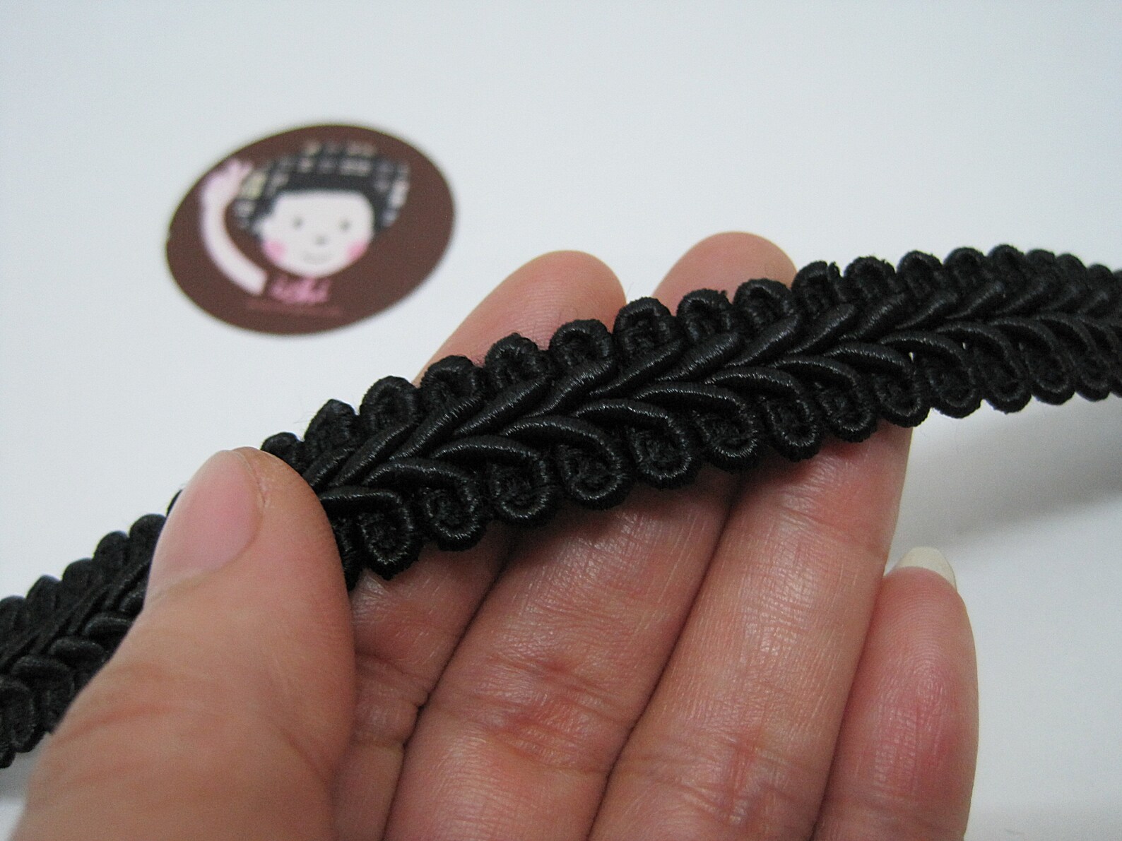 5 Yards 9/16 Black Gimp Braided Trim Gimp Braid - Etsy