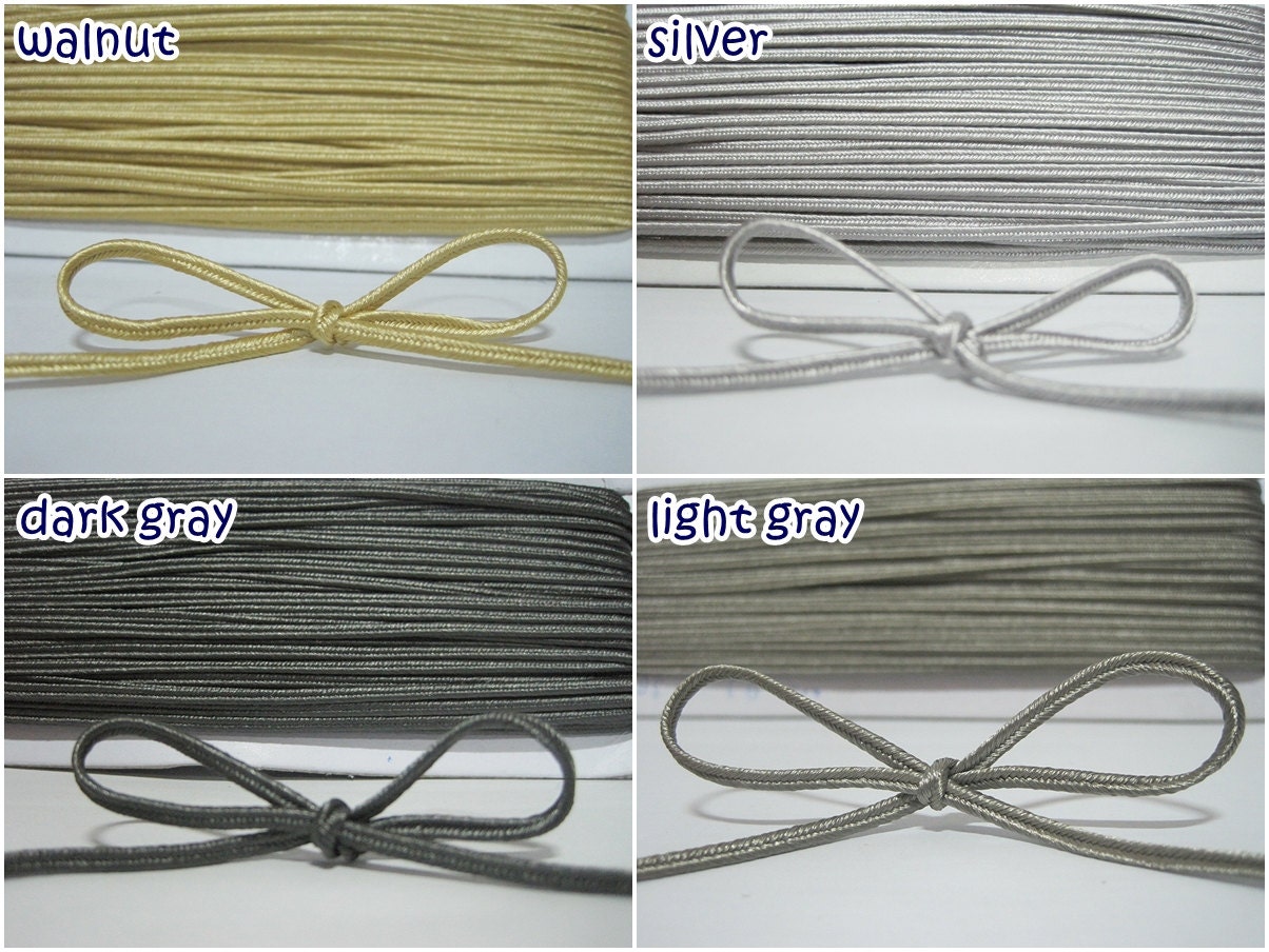 5 yards 3 mm Red Soutache Braid Braided cord soutache cord | Etsy