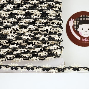 5 Yards Black Picot Braid, Picot Trim, Picot Braid, Rococo Trim, Rococo ...