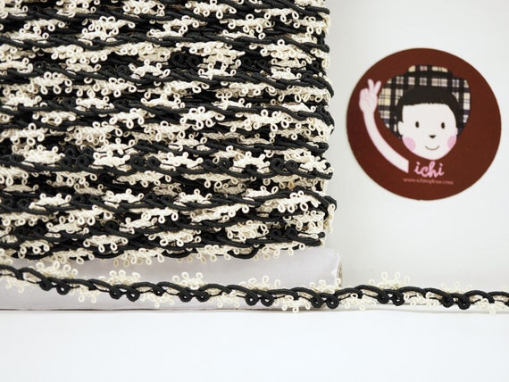 5 Yards Black Picot Braid Picot Trim Picot Braid Rococo - Etsy