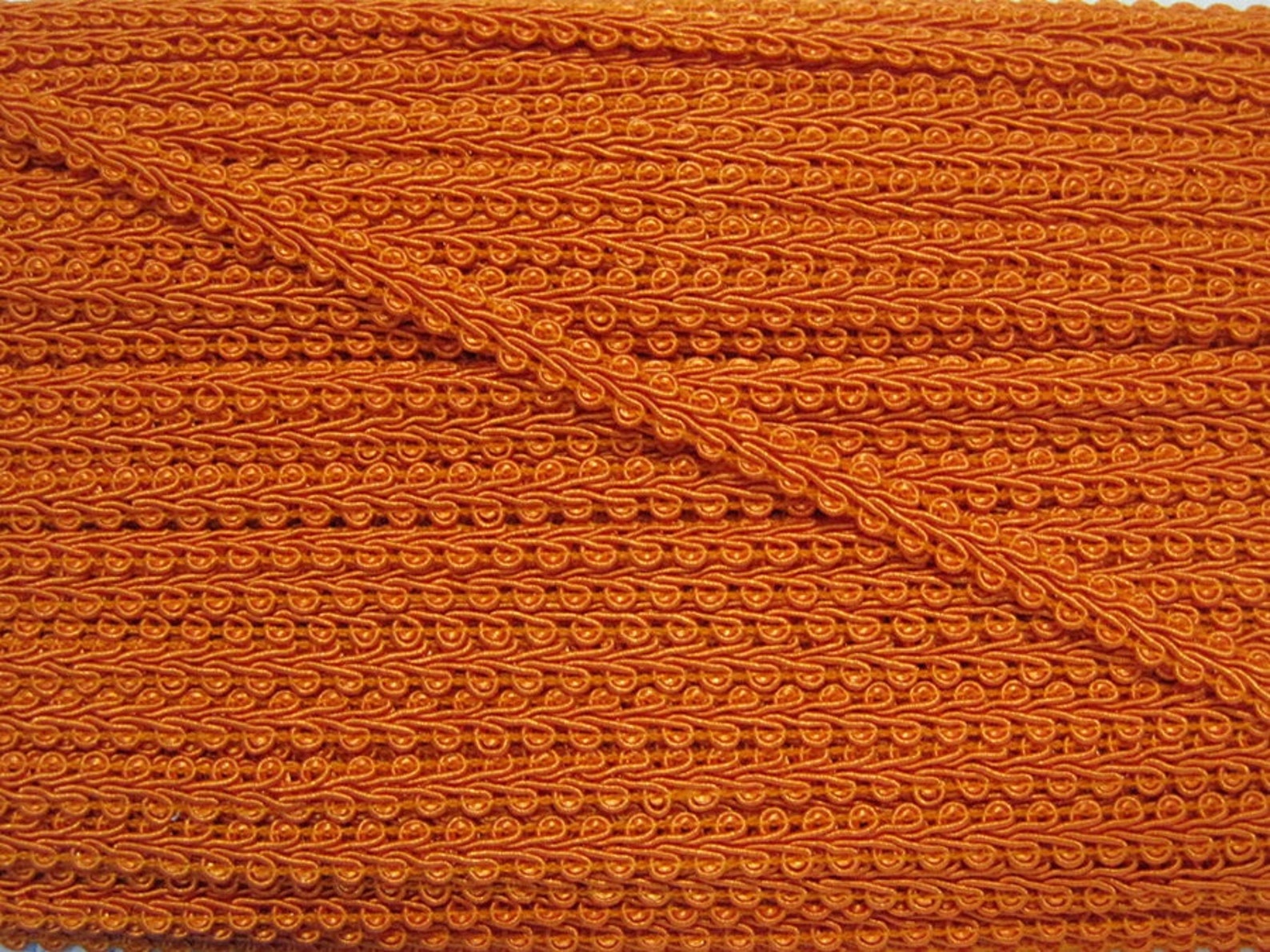5 Yards 3/16 Orange-red Gimp Braided Trim Gimp Braid - Etsy
