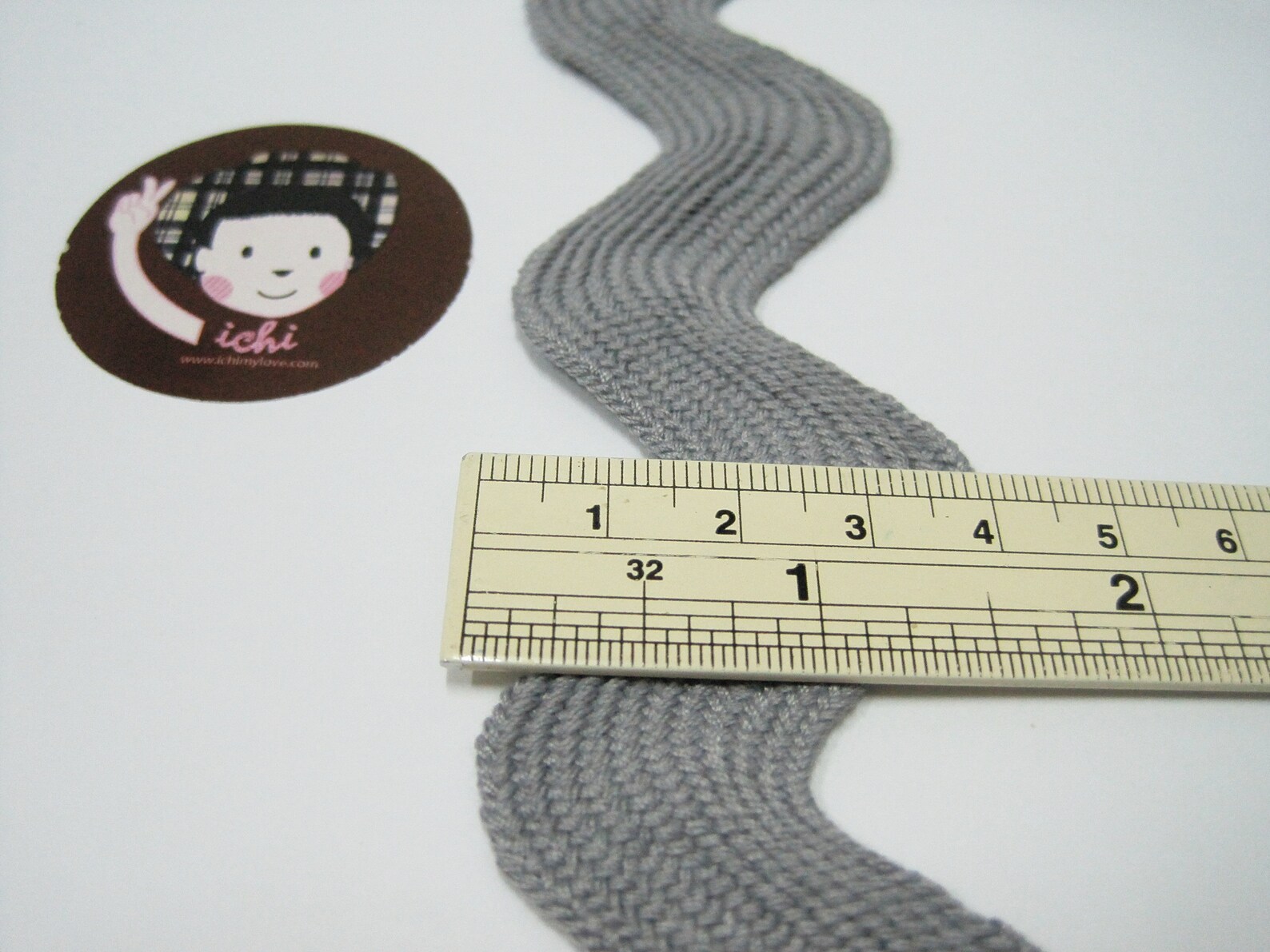 5 Yards Gray Jumbo Rick Rack Trim Gray Rick Rack Rick Rack | Etsy