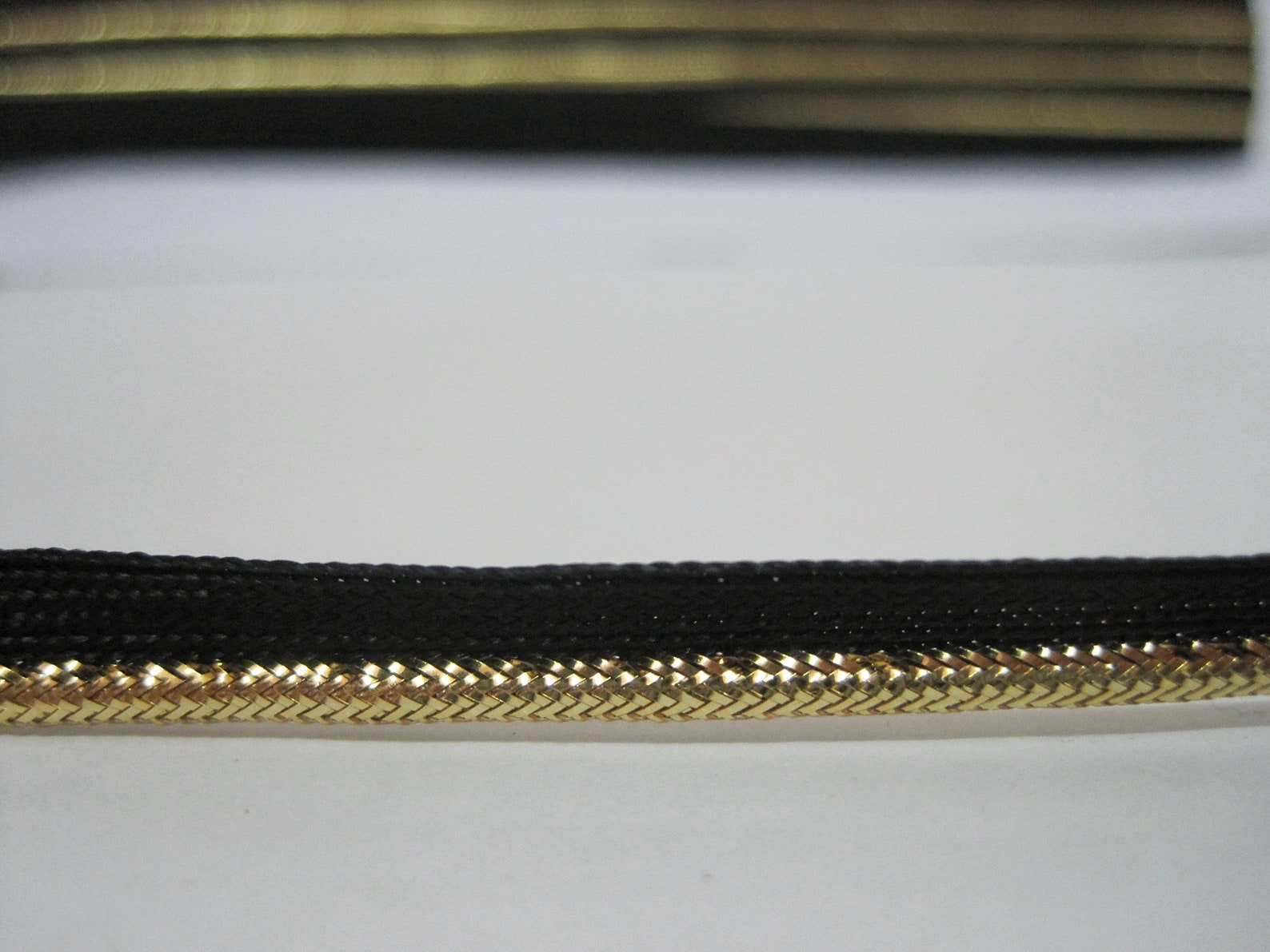 5 Yards Black Gold Metallic Lip Cord Piping Edge Piping | Etsy