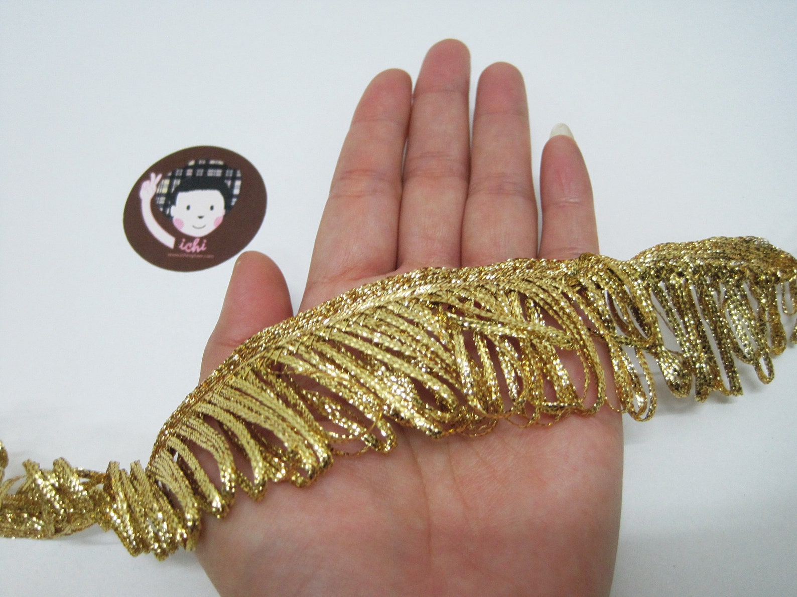 5 Yards Gold Metallic Loop Fringe Tassel Trim Bullion - Etsy