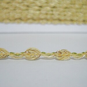 5 Yards Gold Flower Braided, Gold Ribbon, Wholesale Ribbon, Gold Trim ...