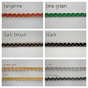 5 Yards Pine Green Rick Rack, Rick Rack Trim, Zig Zag Trim, Zig Zag ...