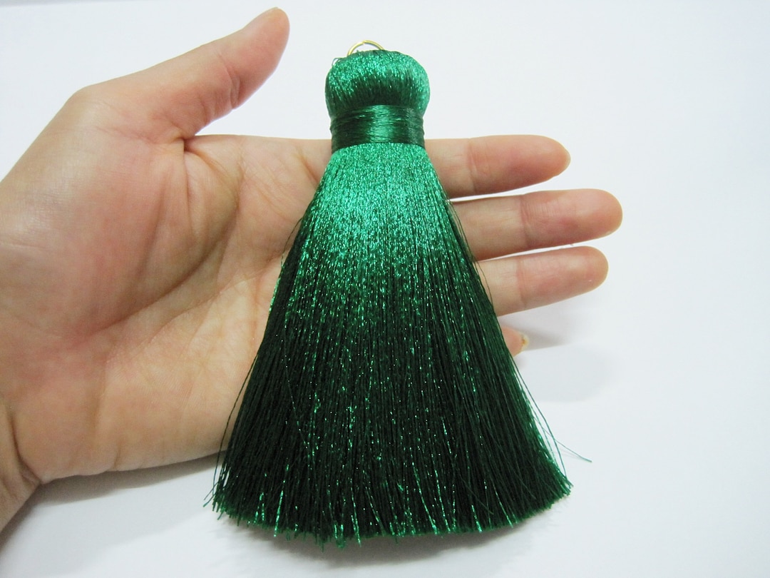 1 Pc Big Tassel, Emerald Green Tassel, Wholesale Tassels - Etsy