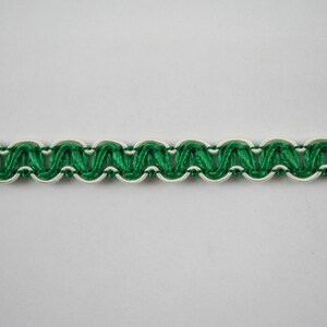 5 Yards Pine Green Rick Rack, Rick Rack Trim, Zig Zag Trim, Zig Zag ...