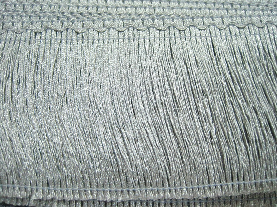 1 Yard 3 Silver Chainette Fringe Silver Trim Fringe | Etsy
