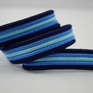 5 Yards 3/4" Flat Knit Rib Tape, Striped Rib Knit, Flat Knit Tape ...