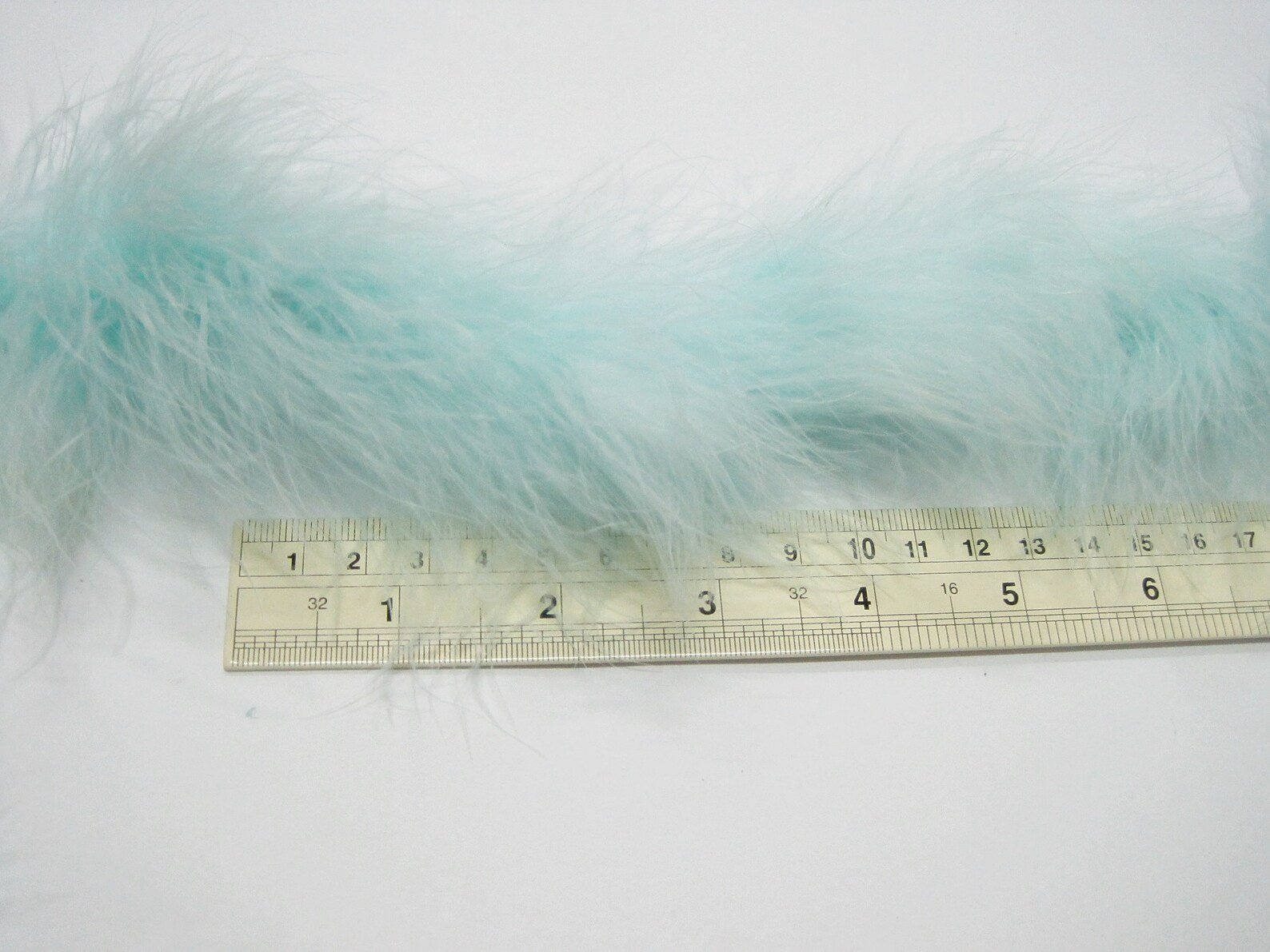 1 Yard 2.5 Feather Trim Baby Blue Feather Trim Ostrich - Etsy