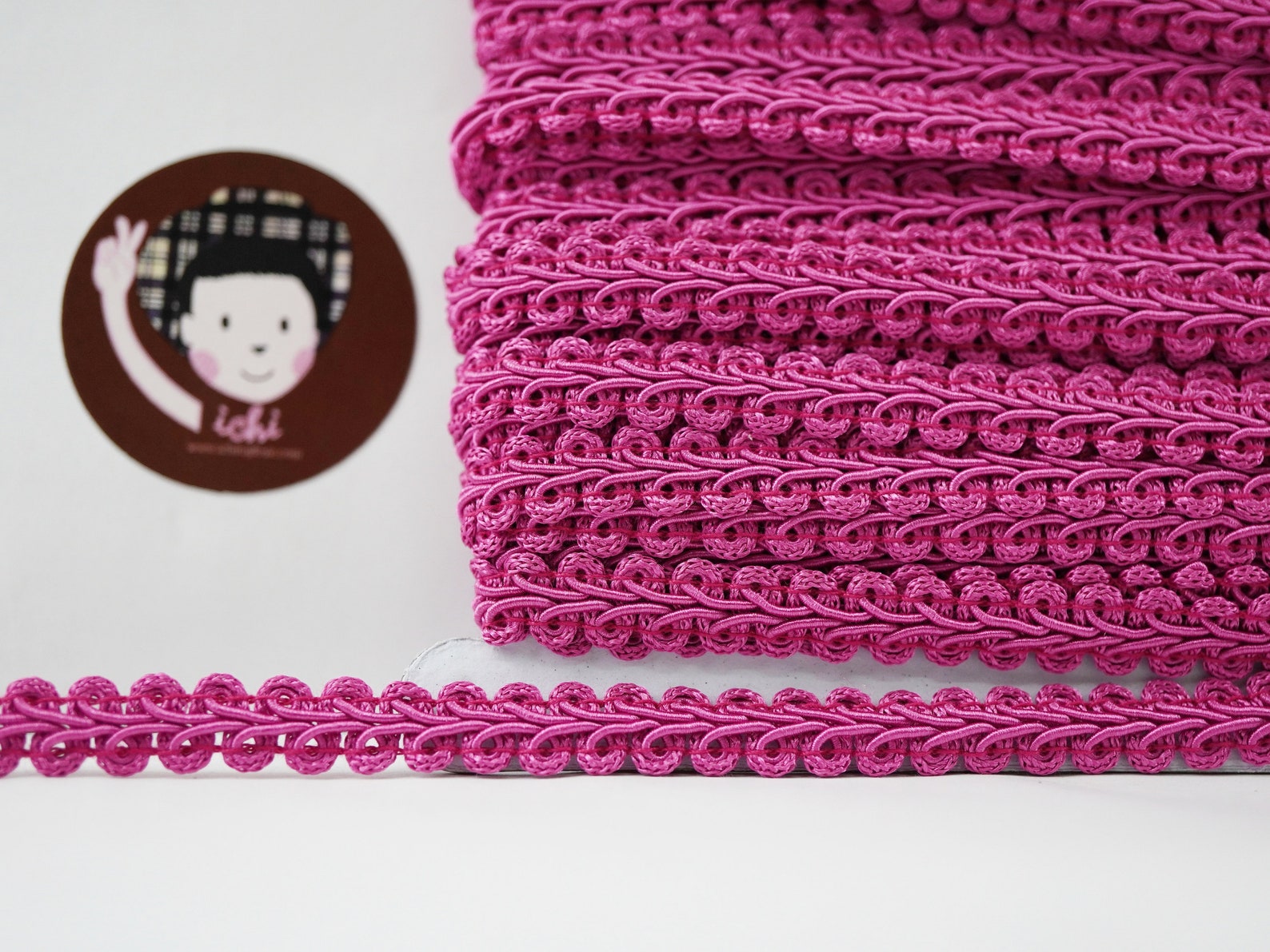 5 Yards 3/8 Hot Pink Gimp Braided Trim Gimp Braid - Etsy