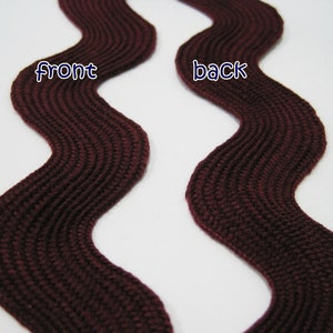 5 Yards Red Jumbo Rick Rack Trim, Red Rick Rack, Jumbo Ric Rac, Rick ...