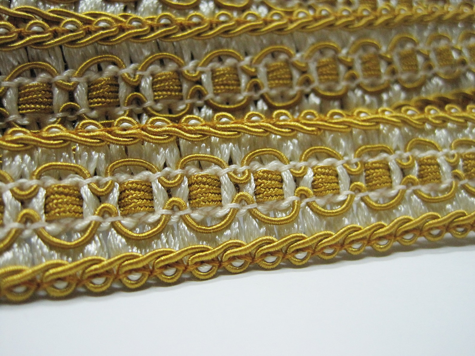 5 Yards 3/4 Braid Trim Classic Gold Braid Trim Gimp | Etsy