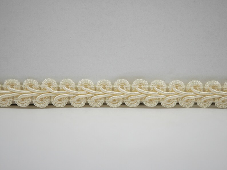5 Yards 3/8 Cream Gimp Braided Trim Gimp Braid Braided - Etsy