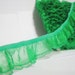 5 Yards Green Organza Ruffle Elastic Trim 2-layers, Chiffon Ruffle Trim ...