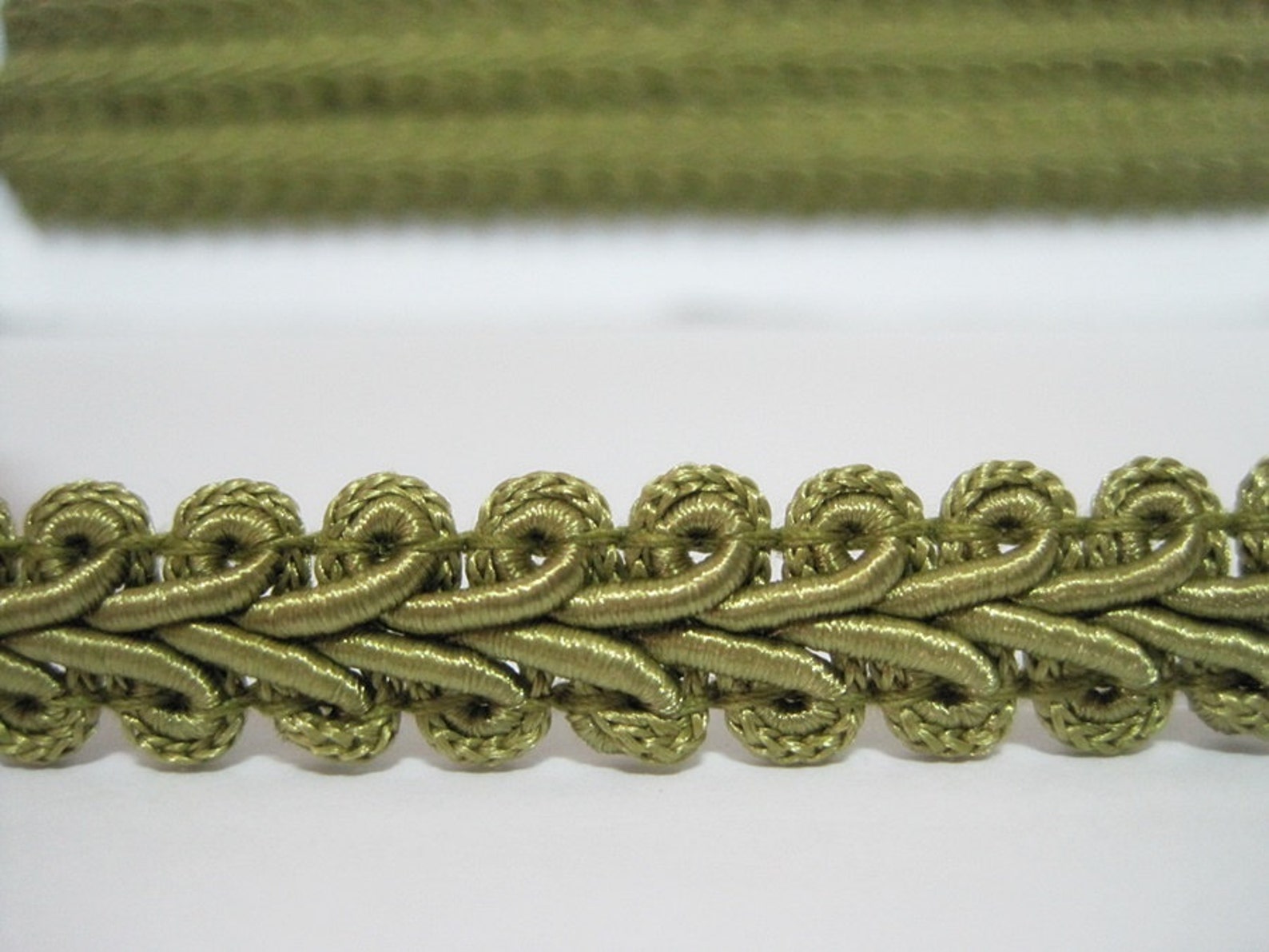 5 Yards 1/2 Olive Drab Green Gimp Braided Trim Gimp | Etsy