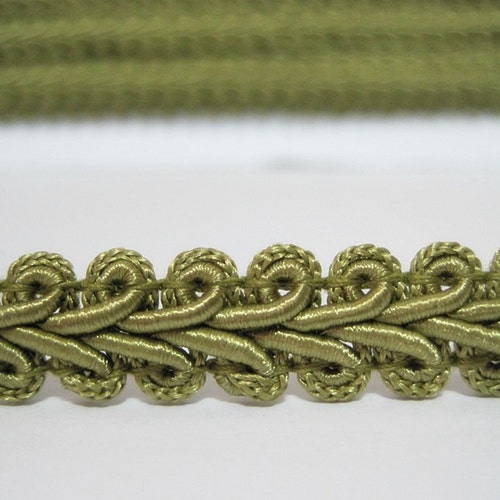 5 Yards Olive Drab Green Gimp Braid Multicolored Trim Gimp - Etsy