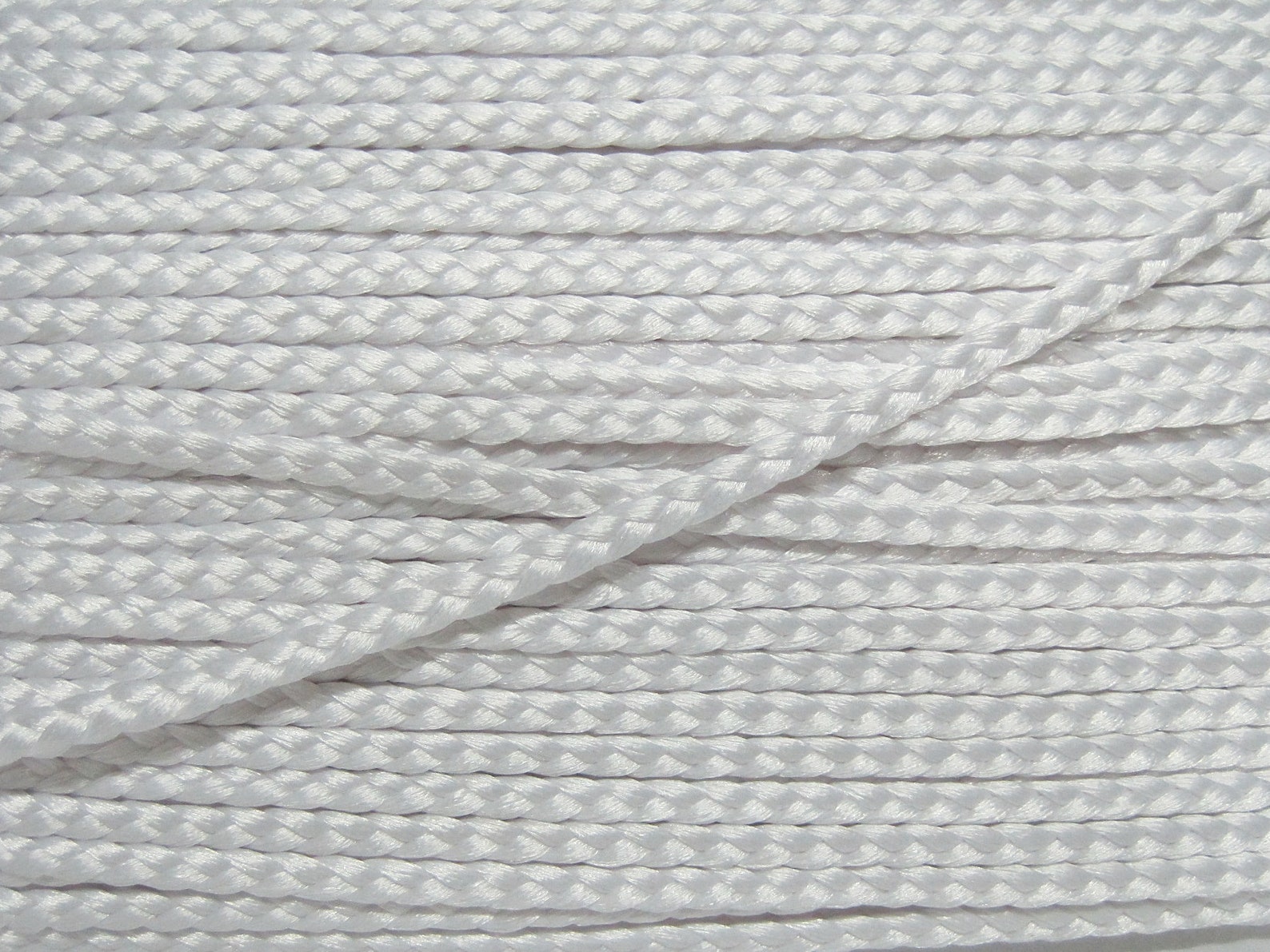 5 Yards 1/4 Braided Cord, Flat Braided Cord, Flat Cord, Braided ...