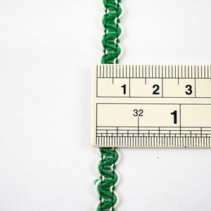 5 Yards Pine Green Rick Rack, Rick Rack Trim, Zig Zag Trim, Zig Zag ...
