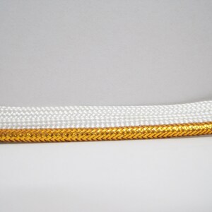 5 Yards White-gold Metallic Lip Cord Piping, Edge Piping, Decorative ...