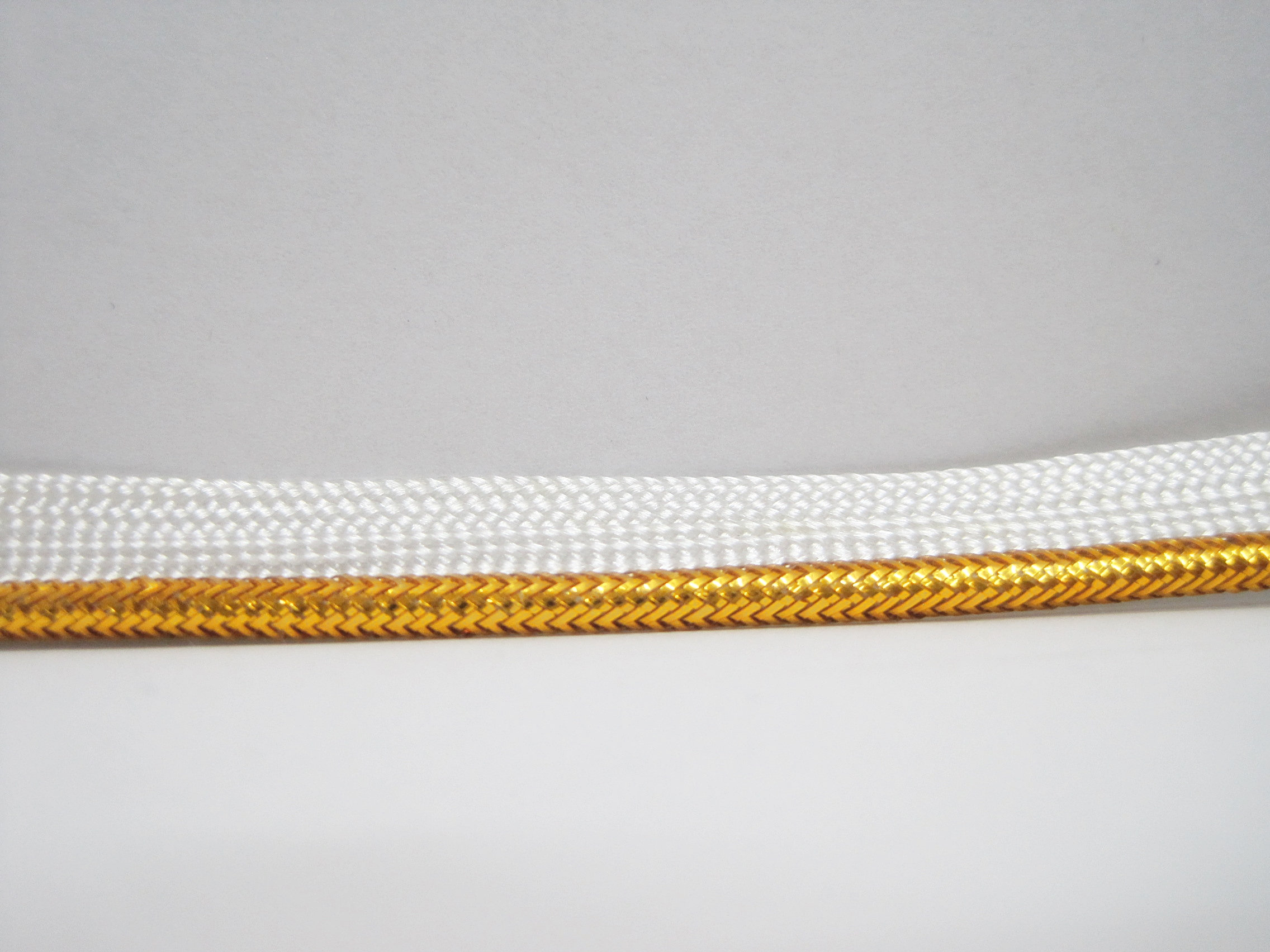 5 Yards White-Gold Metallic Lip Cord Piping edge piping | Etsy