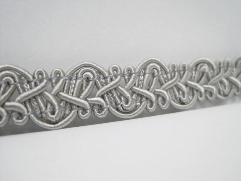 5 Yards 1/2 Silver Braid Trim Silver Gimp Braid - Etsy