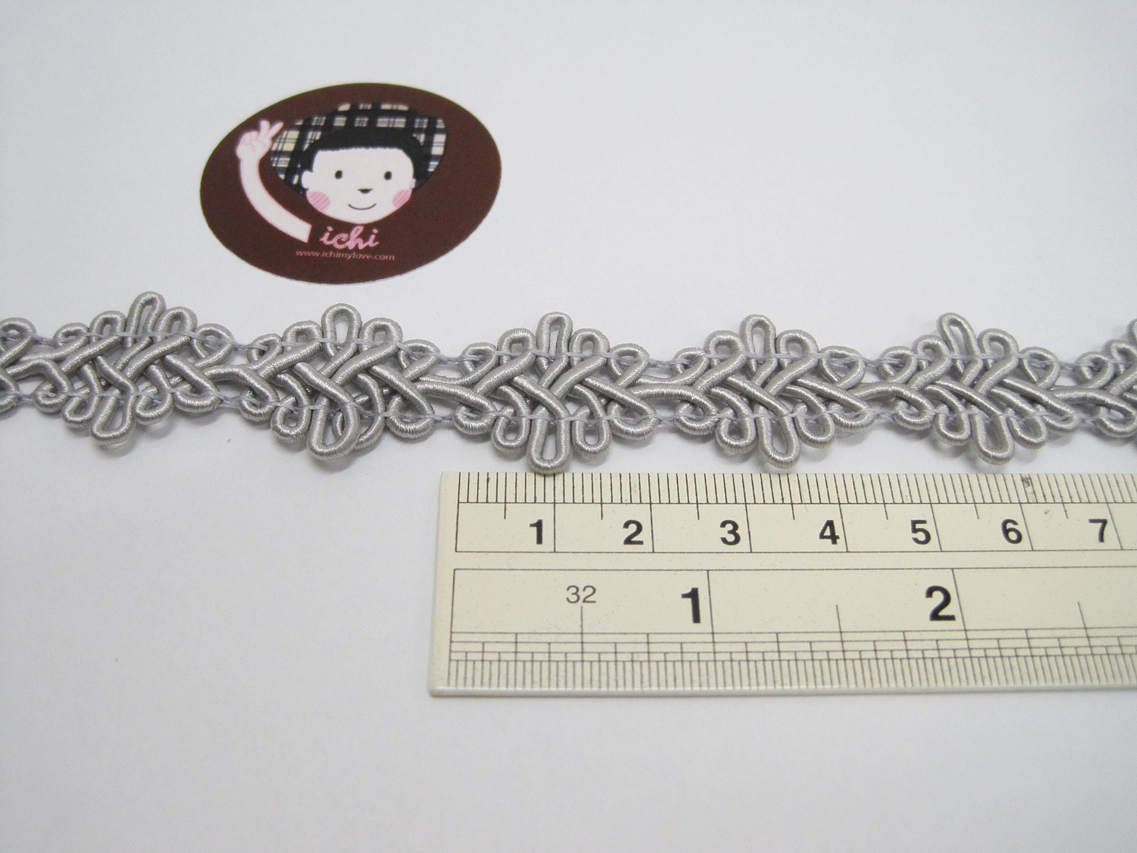 5 Yards 3/4 Silver Braid Trim Silver Gimp Braid | Etsy