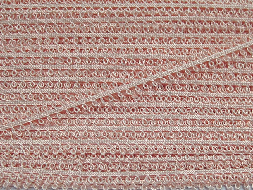 5 yards Peach Pink Picot Trim picot edge trim picot edge | Etsy