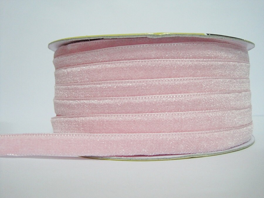 5 Yards 3/8 Soft Pink Velvet Ribbon Pink Pink Ribbon - Etsy