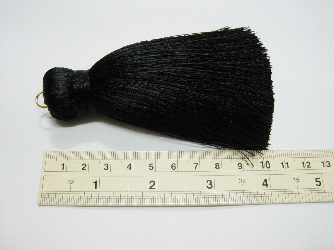 1 Pc Big Tassel, Black Tassel, Wholesale Tassels, Jumbo Silk Tassel ...