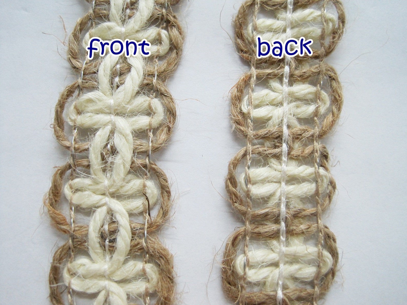 5 Yards Jute Wired Lace Wired Ribbon Wholesale Trim Jute - Etsy