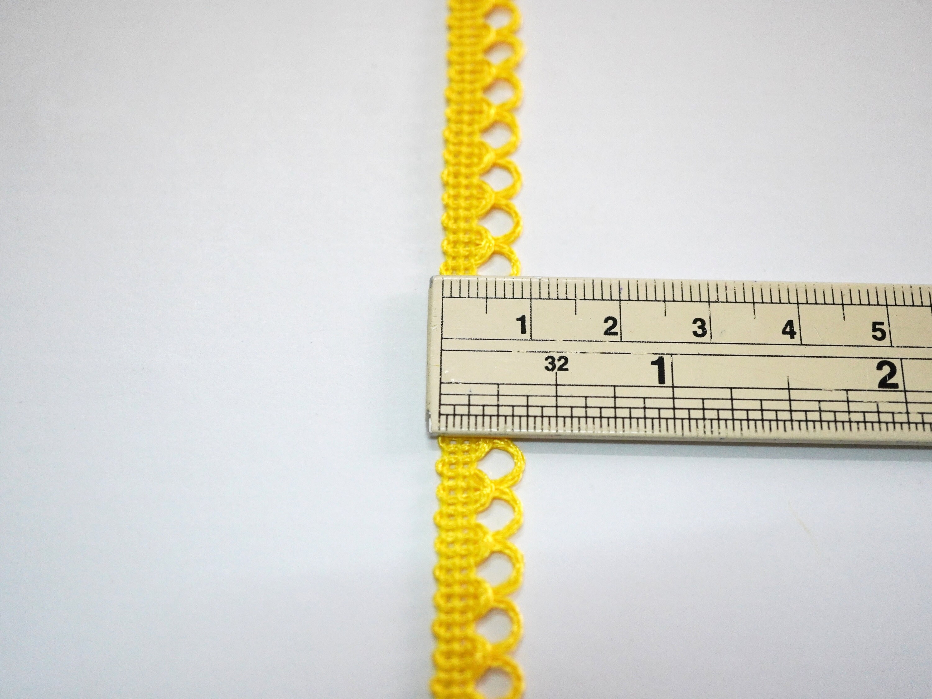 5 Yards Yellow Loop Trim, Yellow Loop Lace Trim, Wholesale Trim, Looped ...
