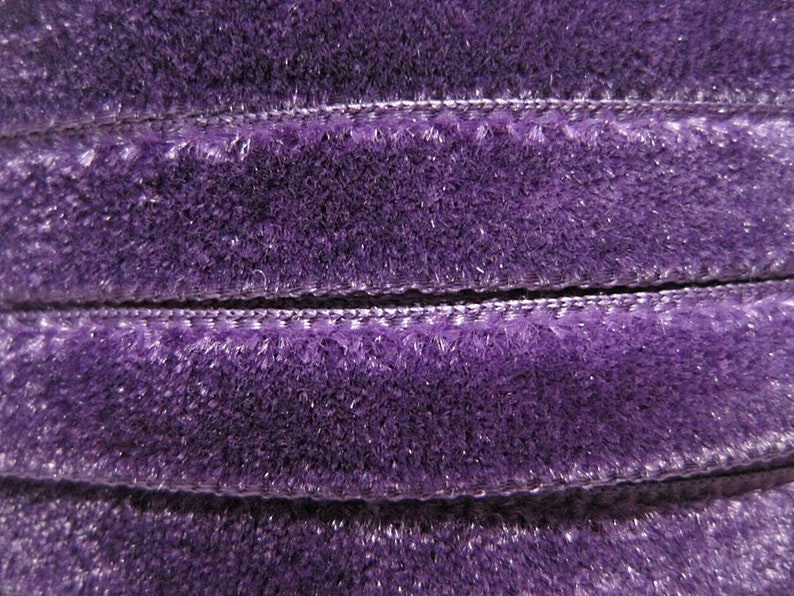 5 yards 3/8 Violet Velvet Ribbon Purple Velvet Ribbon | Etsy