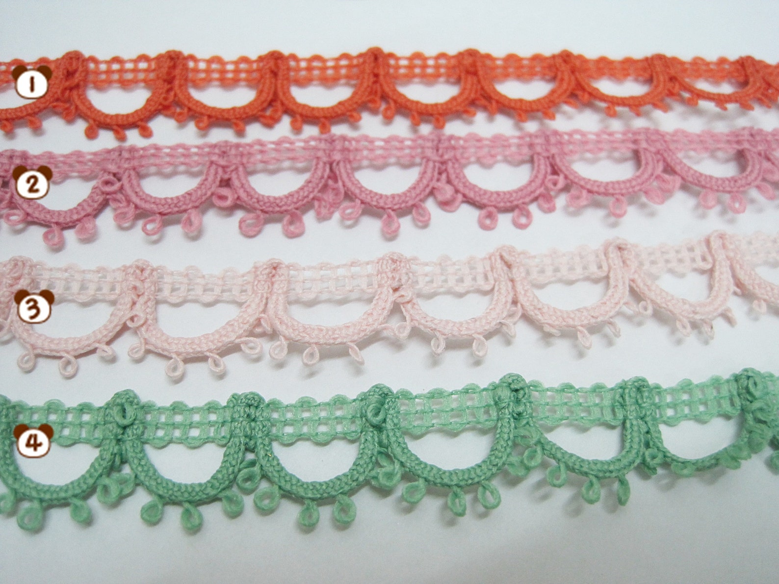 Picot Loop Trim Picot Trim Loop Trim Braided Trim Picot | Etsy