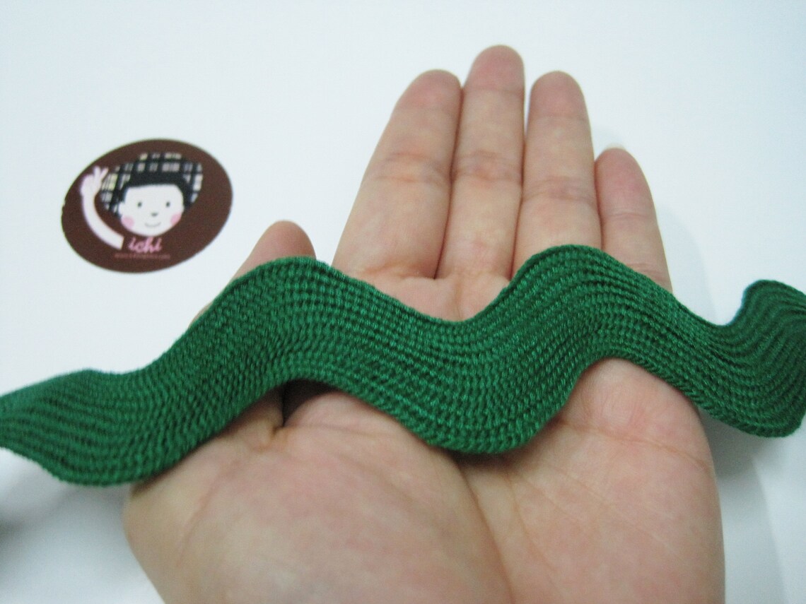 5 Yards Green Jumbo Rick Rack Trim Mint Rick Rack Jumbo Ric | Etsy