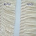 5 Yards Vanilla Cotton Tassel Trim, Vanilla Trim, Ivory Tassel Fringe ...