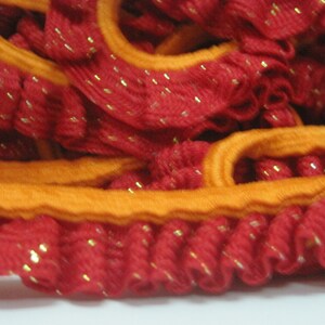 5 Yards 2 Tone Elastic Trim, Ruffle Trim, Elastic Trim, Elastic Ribbon ...