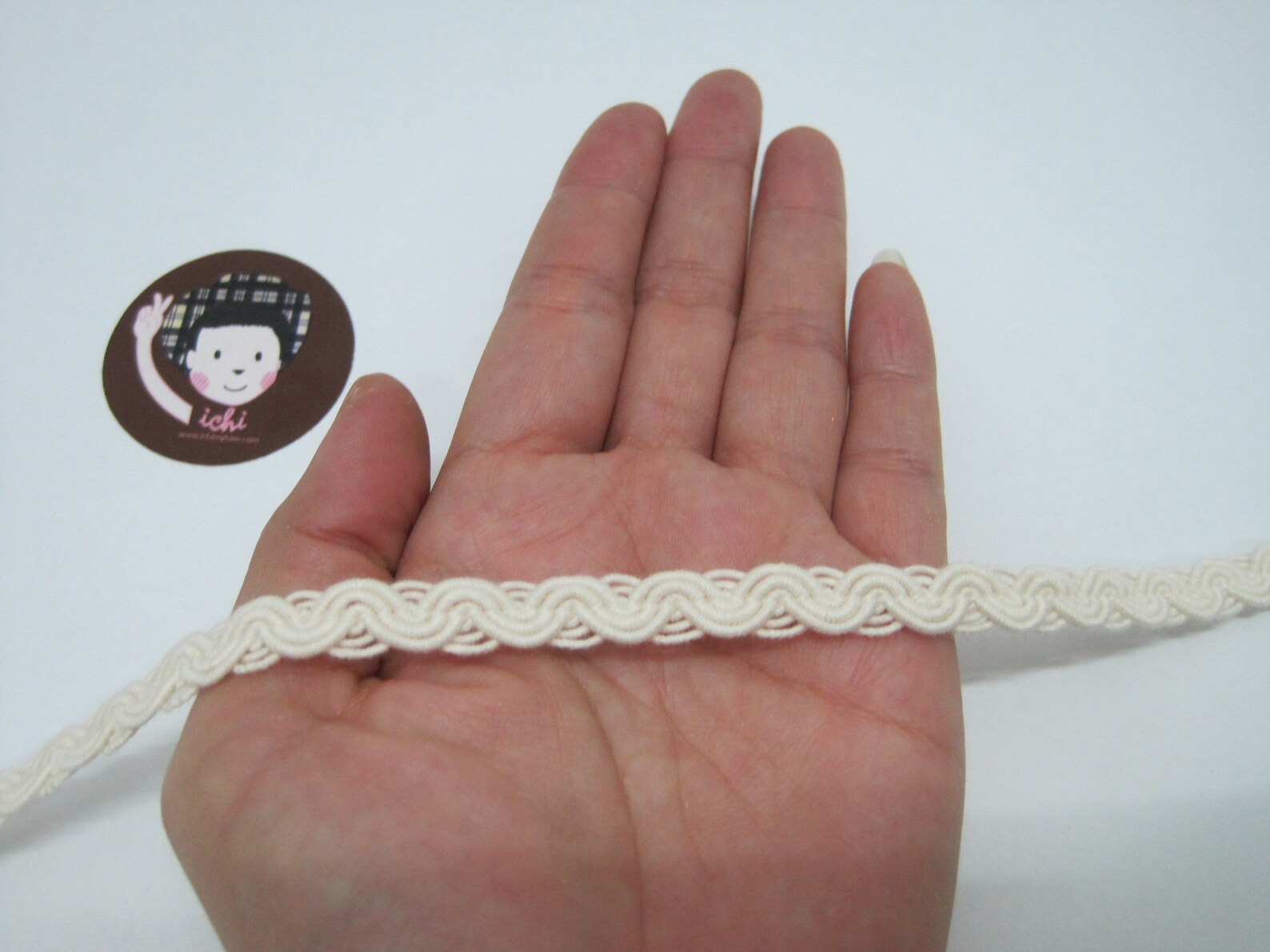 5 Yards 5/16 100% Cotton Braided Trim Natural Trim - Etsy