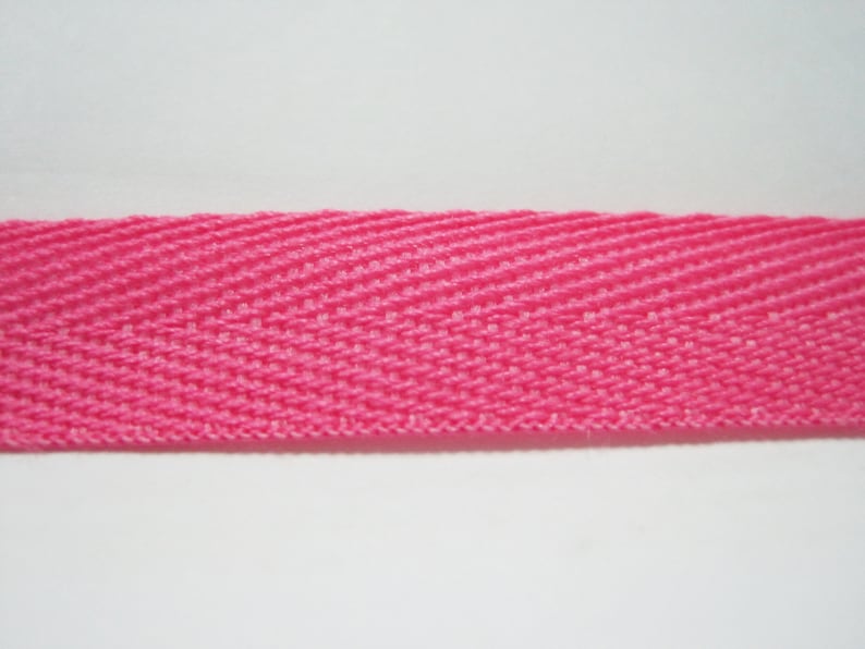 5 Yards 1/2 Pink Herringbone Tape Pink Twill Tape Pink | Etsy