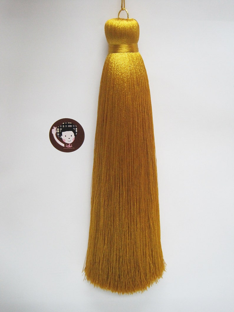 1 Pc Classic Gold Jumbo Tassel, Big Tassel, Wholesale Tassels, Jumbo ...