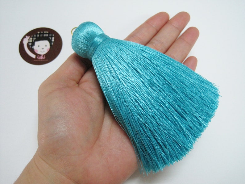 1 Pc Blue Big Tassel, Baby Blue Tassel, Wholesale Tassels, Jumbo Silk ...